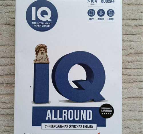 Бумага А4 IQ allround