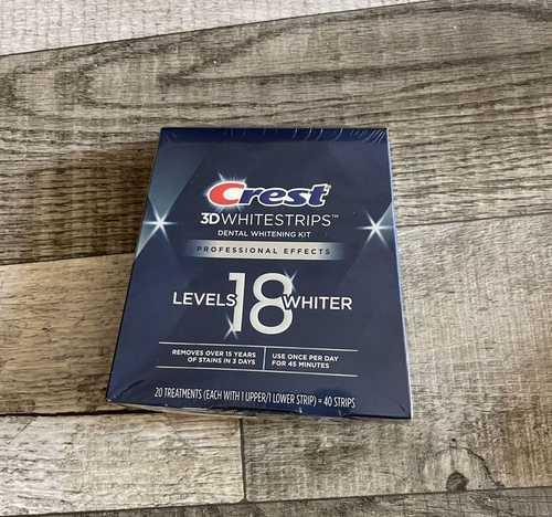 Отбеливающие полоски crest 3D Whitestrips 1 уп