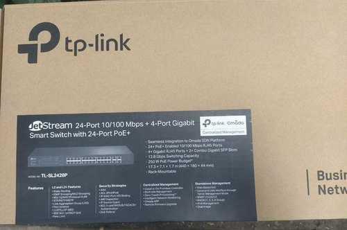 Smart Switch 24 poe TP-link TL-SL2428P