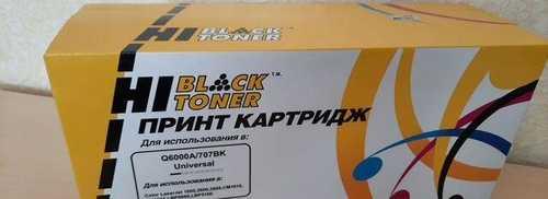 Картридж HI-black Q 6000A/707BK Universal новый
