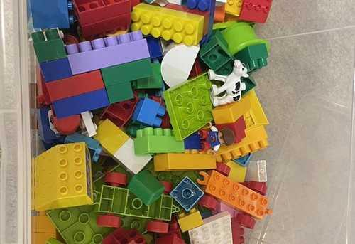 Lego duplo + обычный конструктор
