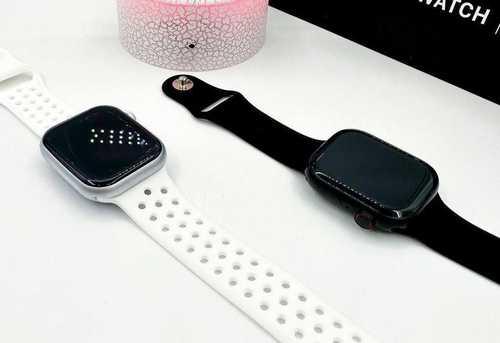 Apple watch series 8 Nike с яблоком при включении
