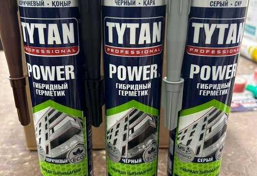 Герметик гибрид tytan power,серый,черный,коричн