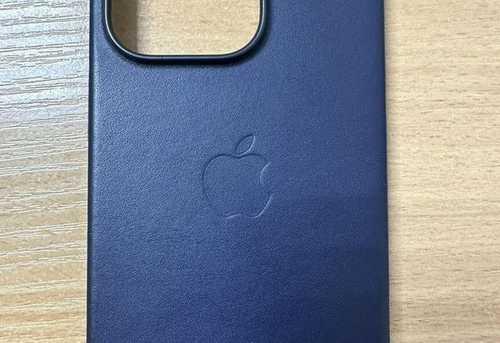 Кожаный чехол Leather Case для iPhone 14 Pro