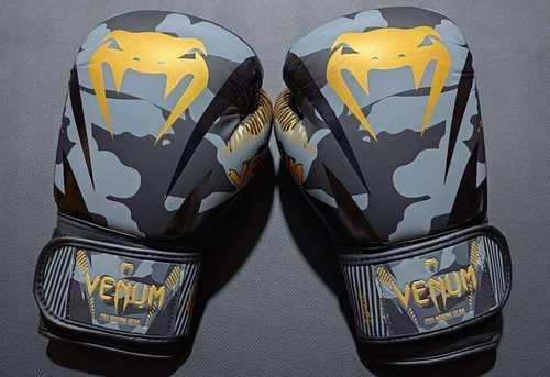 Боксерские перчатки Venum camo gold 2 Венум
