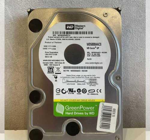 HDD WD 500GB