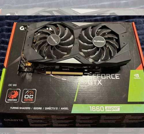 Видеокарта GTX 1660 super 6gb gigabyte