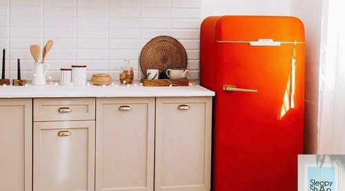 Олдтаймер холодильник с формами но современный