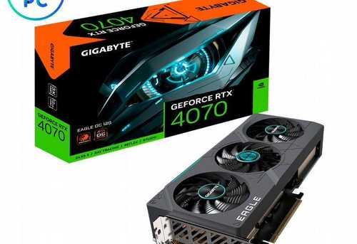 Видеокарта RTX4070 12GB Gigabyte GV-N4070eagle OC