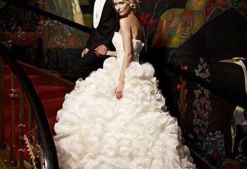 Дизайнерское свадебное платье justin alexander