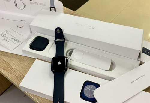 Часы apple watch s8 45 m midnight