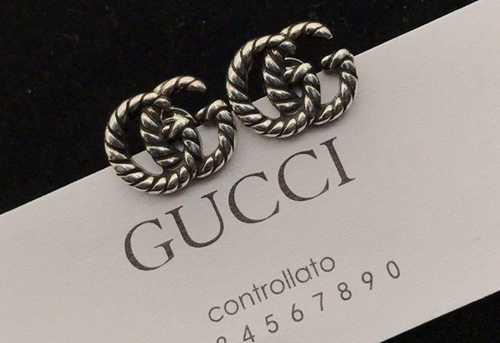 Серьги гвоздики GG Gucci (мини)