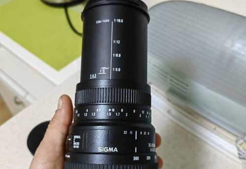 Объектив sigma AF 70-300mm f/4-5/6 Dg macro Sony