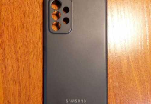 Силиконовый чехол для Samsung Galaxy A52, чёрный