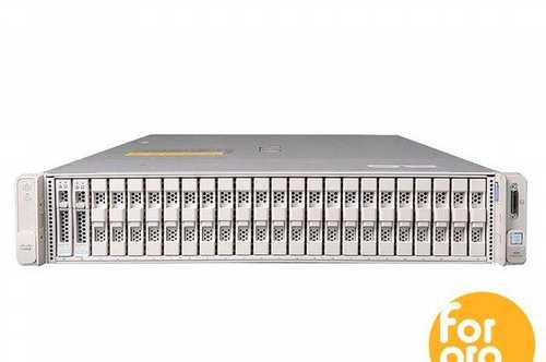 Сервер cisco UCS c240 M5 24SFF 2x4114Silver 144GB