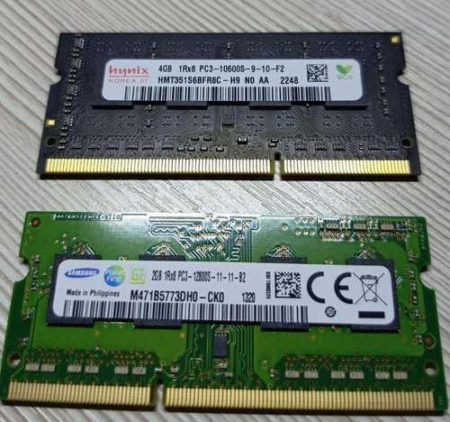 Оперативная память ddr3 2 gb и 4 gb