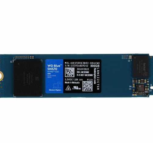 SSD WD Blue SN570, 500 Гб, Новый, Чек, Гарантия