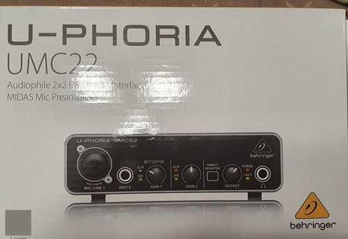 Behringer u-phoria umc22