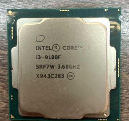 Процессор intel core i3 9100f