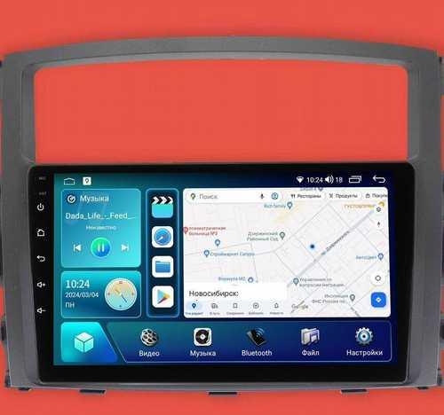 Магнитола Mitsubishi Pajero 4 Android 4 32 FYT 9"