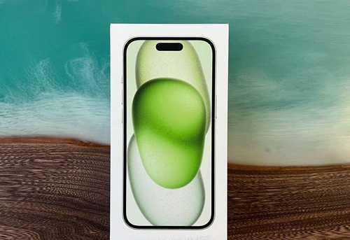 iPhone 15 256gb Green Новый (2sim)