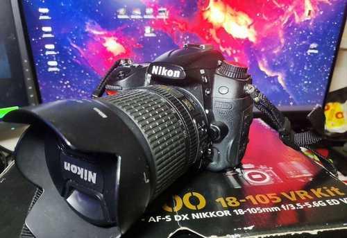 Фотоаппарат Nikon d7000 kit 18-105 пробег 15000