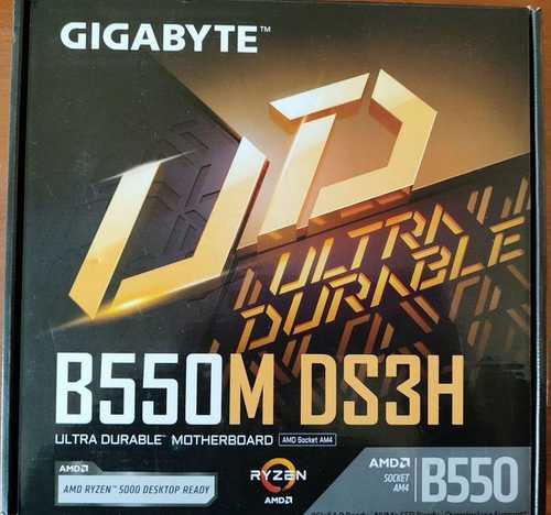 Материнская плата gigabyte B550M DS3H rev 1.5