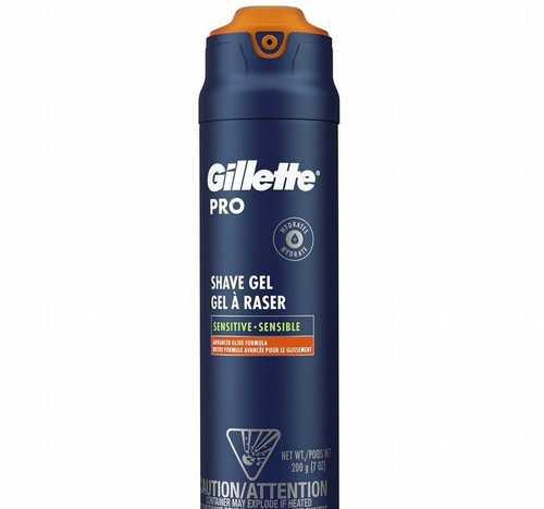 Гель бритья Джилет Gillette Pro Sensitive Оригинал