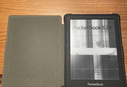 Электронная книга Pocketbook 628 (сломан экран)