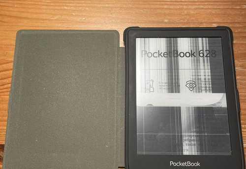 Электронная книга Pocketbook 628 (сломан экран)