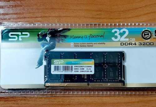 Новая память 32Gb DDR4 SO-dimm Silicon Power