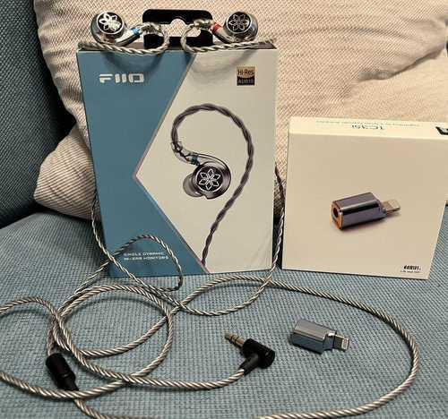 Наушники Fiio FD11 Silver и цап ddHiFi TC35i 2021