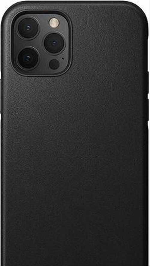 Чехол Nomad Rugged Leather iPhone 12 Pro Max Black