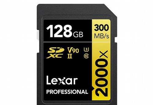 Карта памяти Lexar sdxc 128GB Professional 2000x