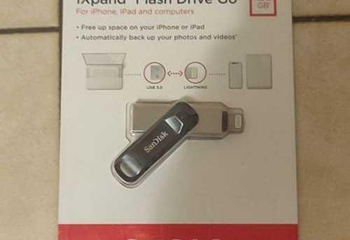Флеш-накопитель USB 3.0 128GB SanDisk iXpand Go