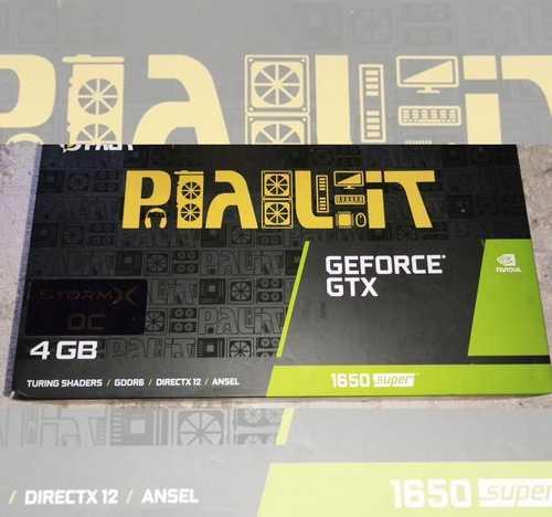 Видеокарта Palit Geforce 1650 Super 4gb не рабочая