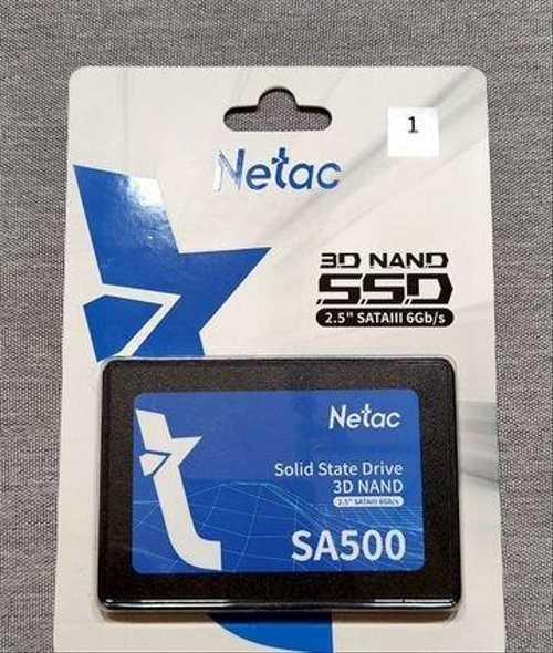 SSD Netac SA500 1TB 2.5 дюйма, новый
