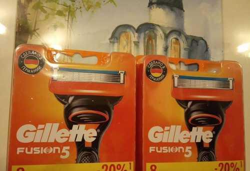 Лезвия Gillette Fusion 5. 8 шт
