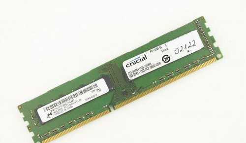 Оперативная память DDR3 4 GB 1333 MHz Crucial