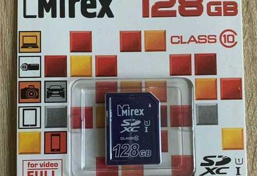 Карта памяти mirex sdхc 128GB