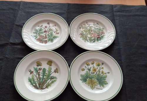 Фарфоровые тарелки набор " Wild Flowers "