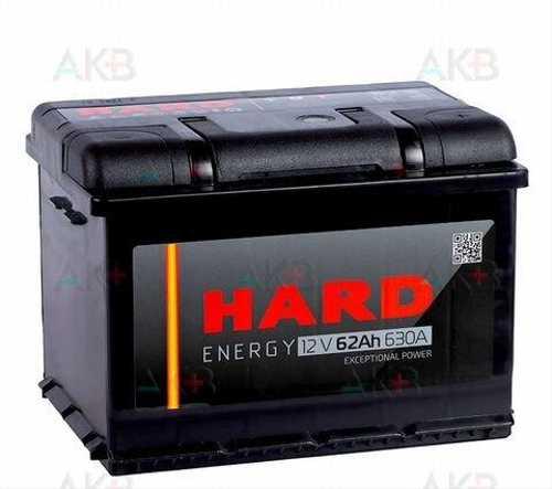 Аккумулятор автомобильный hard 62 Ач 630A о.п. низ