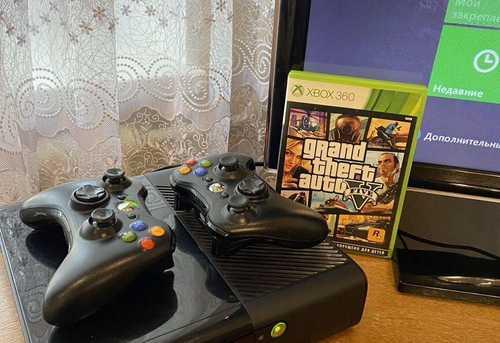 Xbox 360е 500gb+25 игр