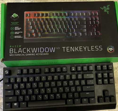 Игровая клавиатура razer blackwidow v3