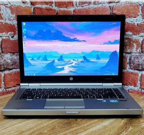 Ноутбук для учебы HP EliteBook i5 SSD HD14" 8gb