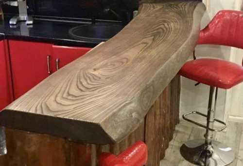 Барный стол из массива дерева на заказ