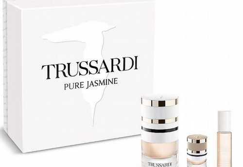 Trussardi pure jasmine, набор, 77мл