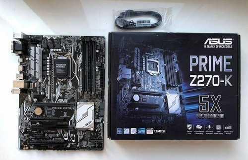 Рабочая Asus Z270M-K на гарантии