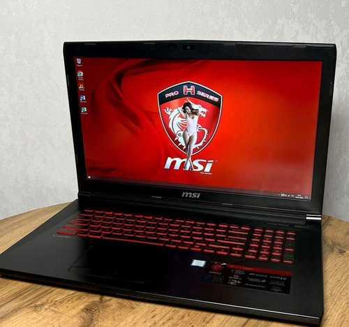 17.3" Игровой MSI i7/GTX1050Ti