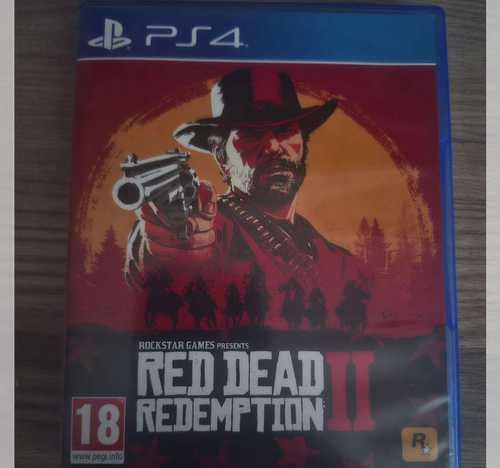 Диск Red Dead Redemption 2 ps 4